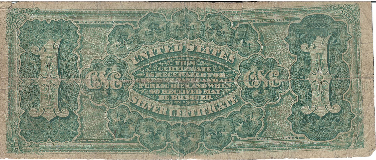 1886 $1 Silver Certificate Martha Washington Note | GoldInSilver