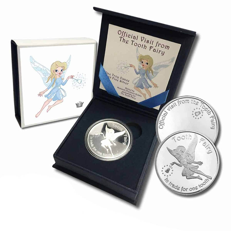 Official Visit from the Tooth Fairy! NEW .999 1 Troy oz Round ...